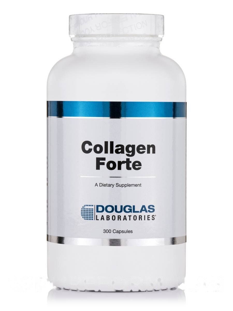 Коллаген Форте, Collagen Forte, Douglas Laboratories, 300 Капсул