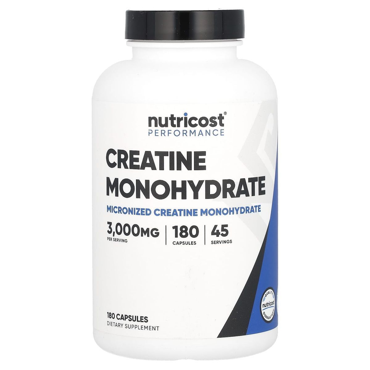 Nutricost, Performance, Creatine Monohydrate, 3,000 mg , 180 Capsules ...
