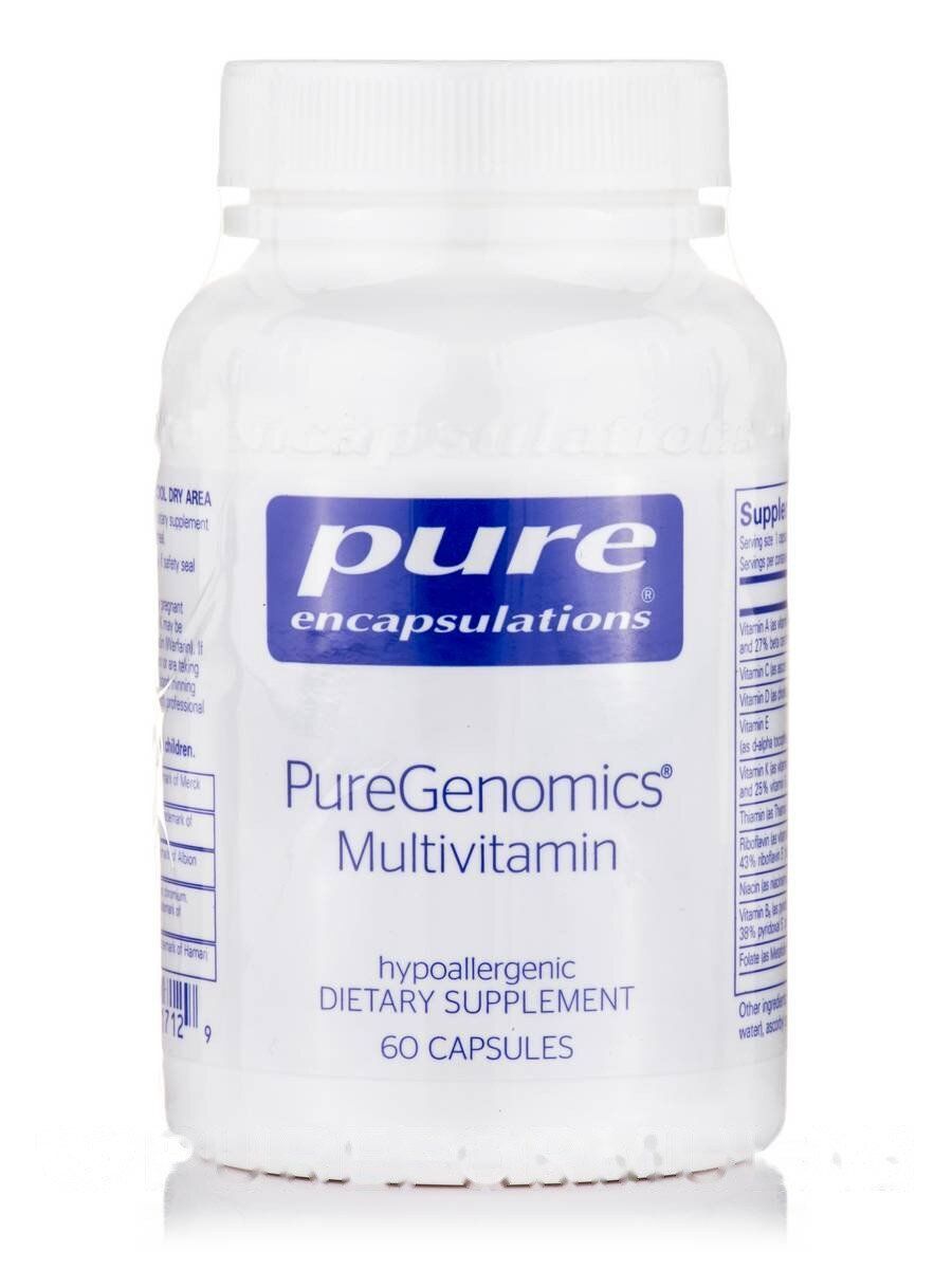 Мультивітаміни Pure Encapsulations (PureGenomics Multivitamin) 60 ...