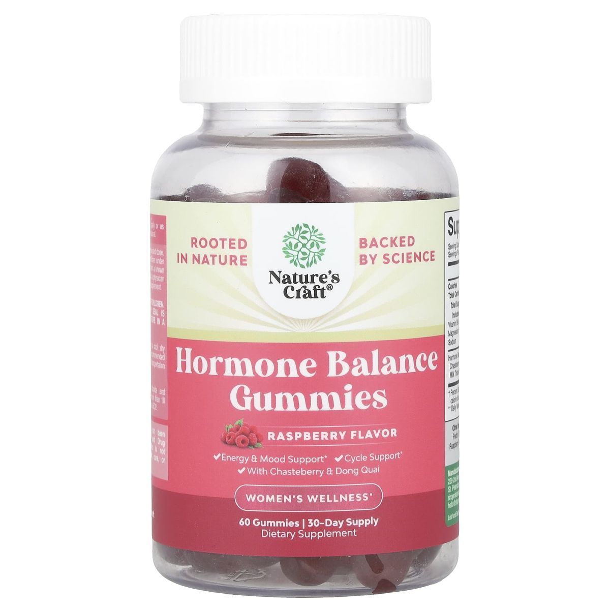 Nature's Craft, Women's Wellness, Hormone Balance Gummies, Raspberry ...