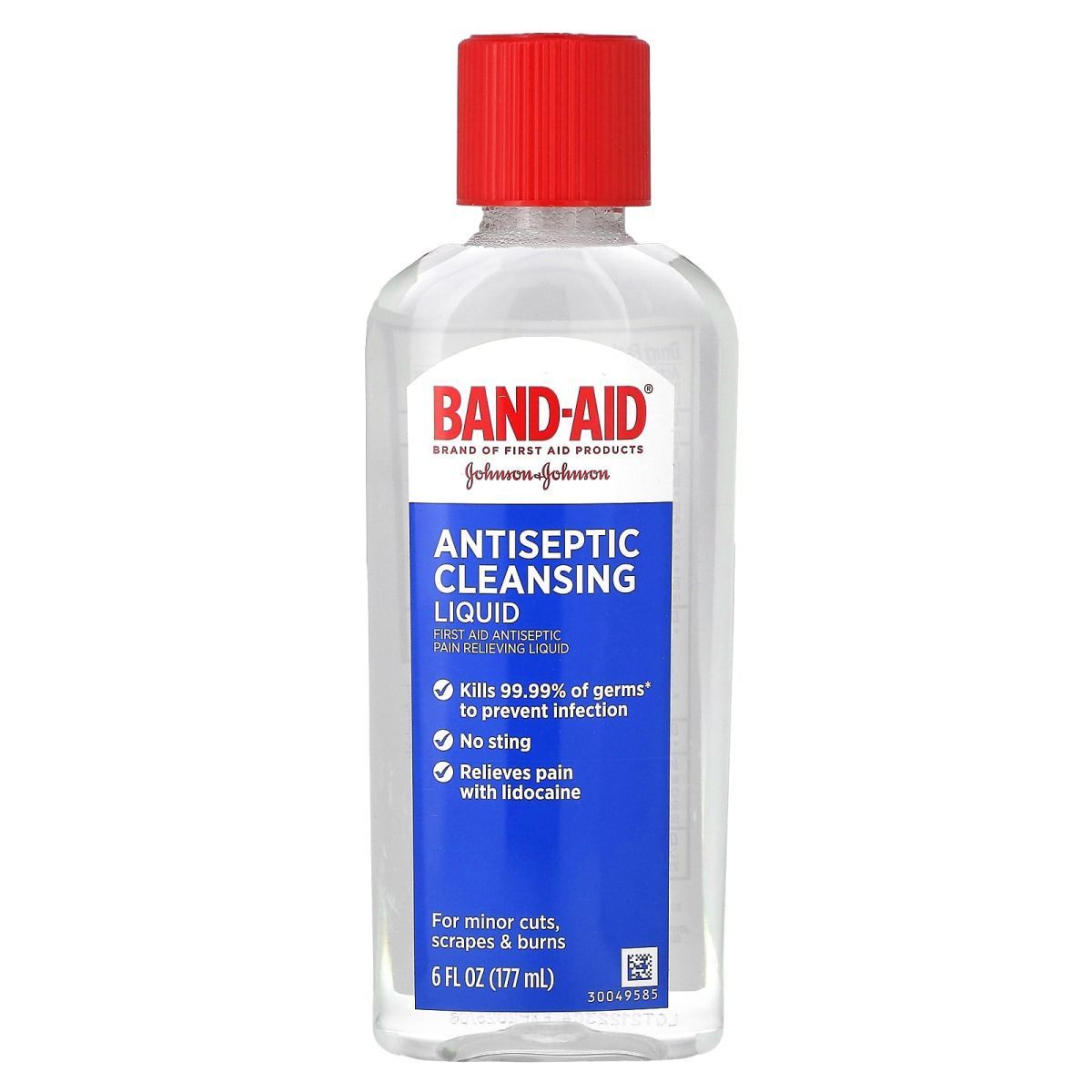 Band Aid, Antiseptic Cleansing Liquid, 6 fl oz (177 ml) купить в ...