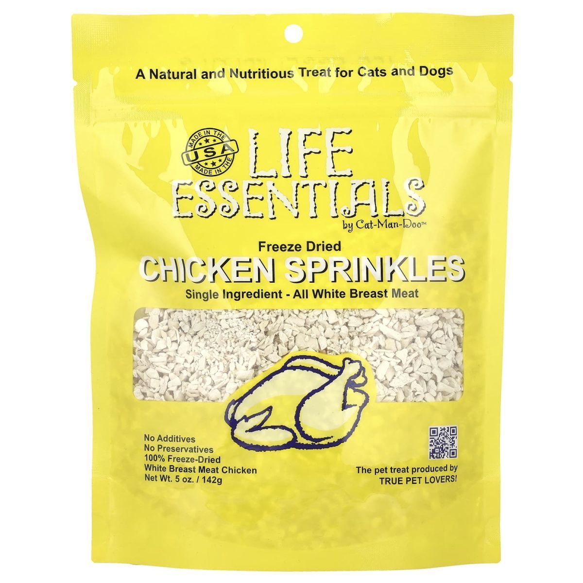 Cat-Man-Doo, Life Essentials, Freeze Dried Chicken Sprinkles, For Cats ...