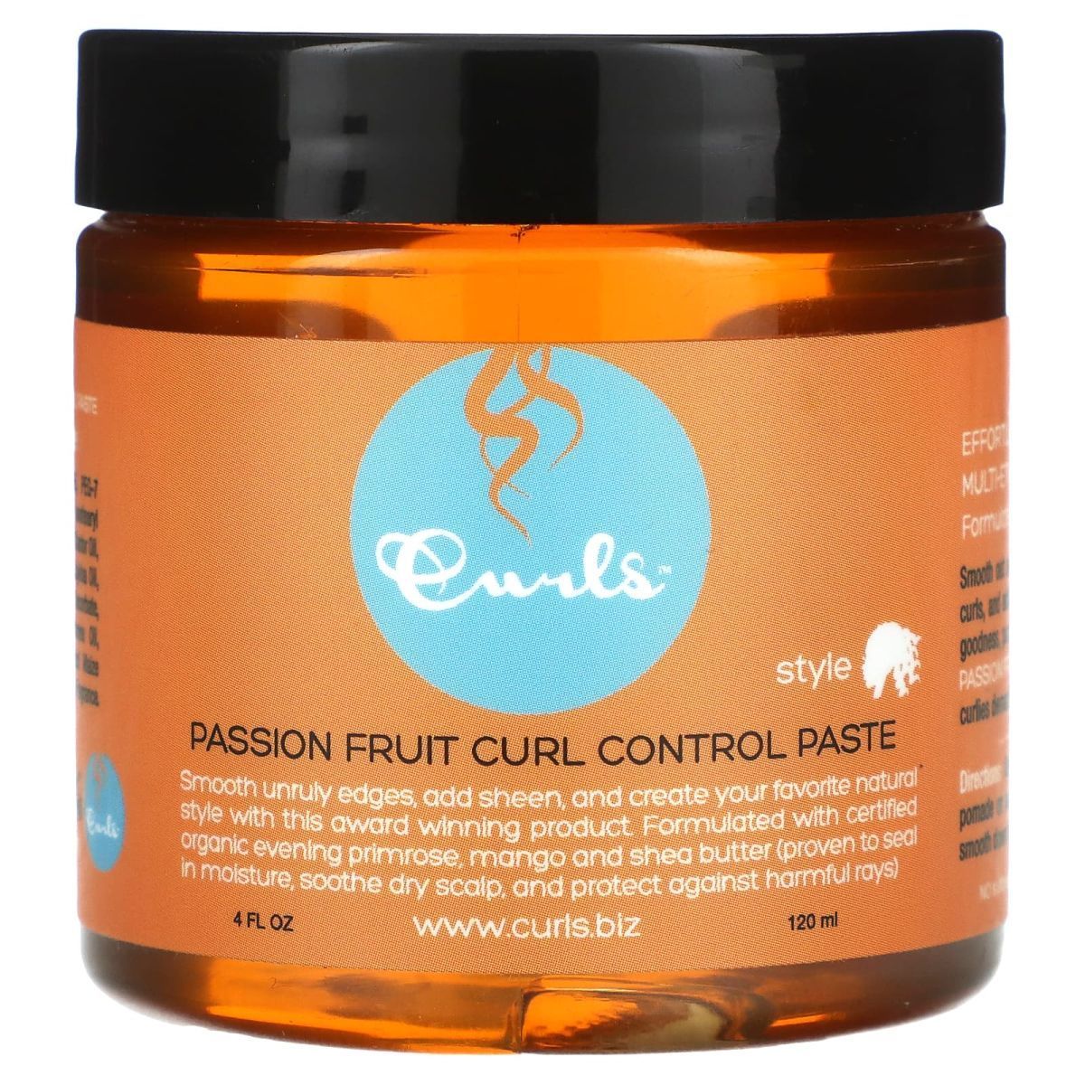 Curls, Passion Fruit Curl Control Paste, 4 fl oz (120 ml) купить в ...