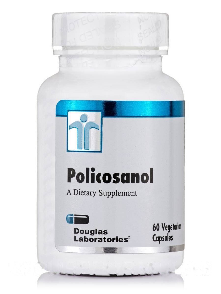 Полікозанол Douglas Laboratories (Policosanol) 60 вегетаріанських ...
