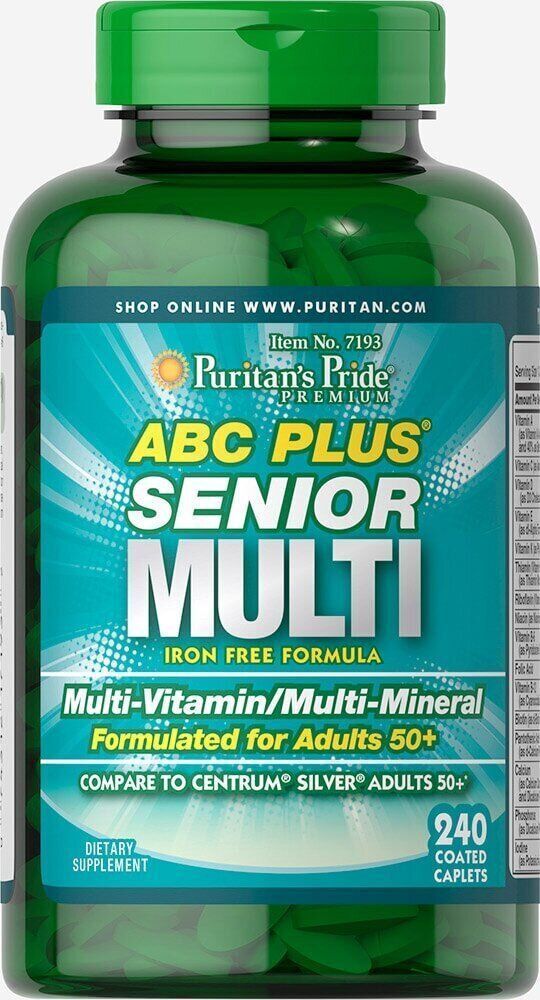 Мультивитаминная мультиминеральная формула ABC Plus® Senior, ABC Plus ...