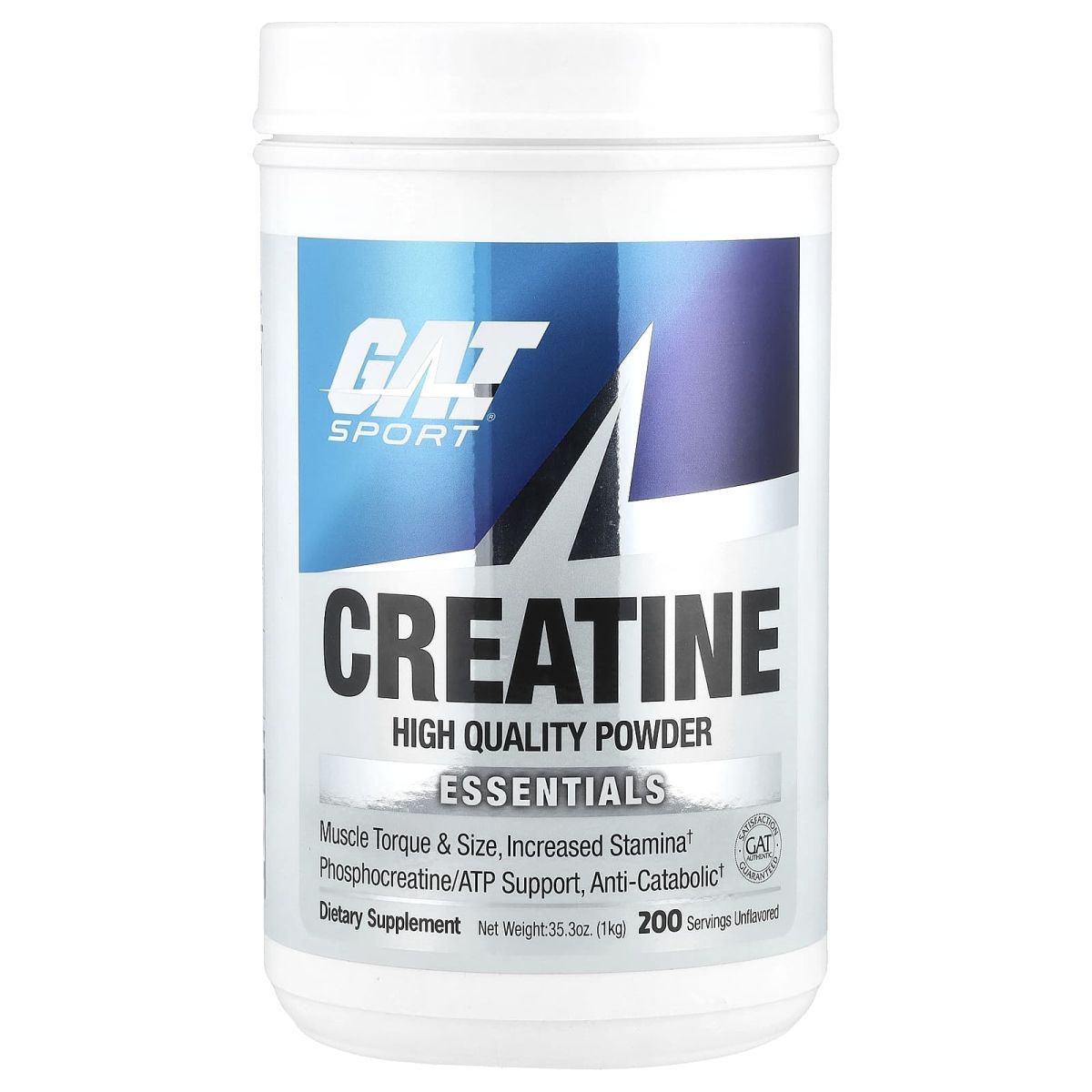 GAT, Sport, Creatine Powder, Unflavored, 35.3 oz (1 kg) купити в ...