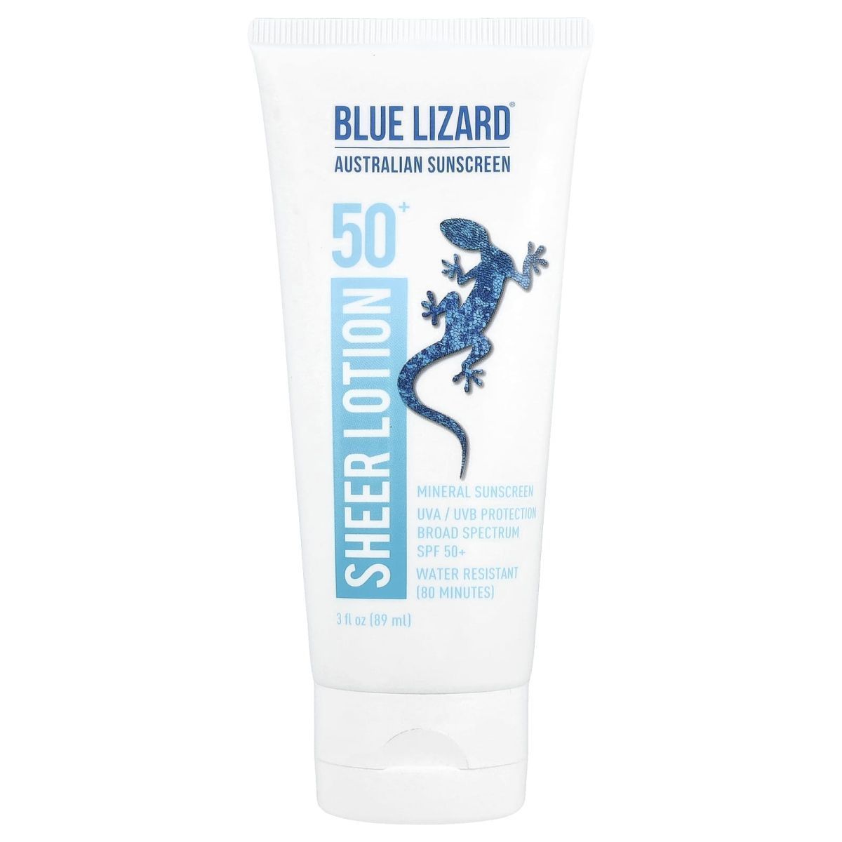 Blue Lizard Australian Sunscreen, Body Sheer Lotion, Mineral Sunscreen ...