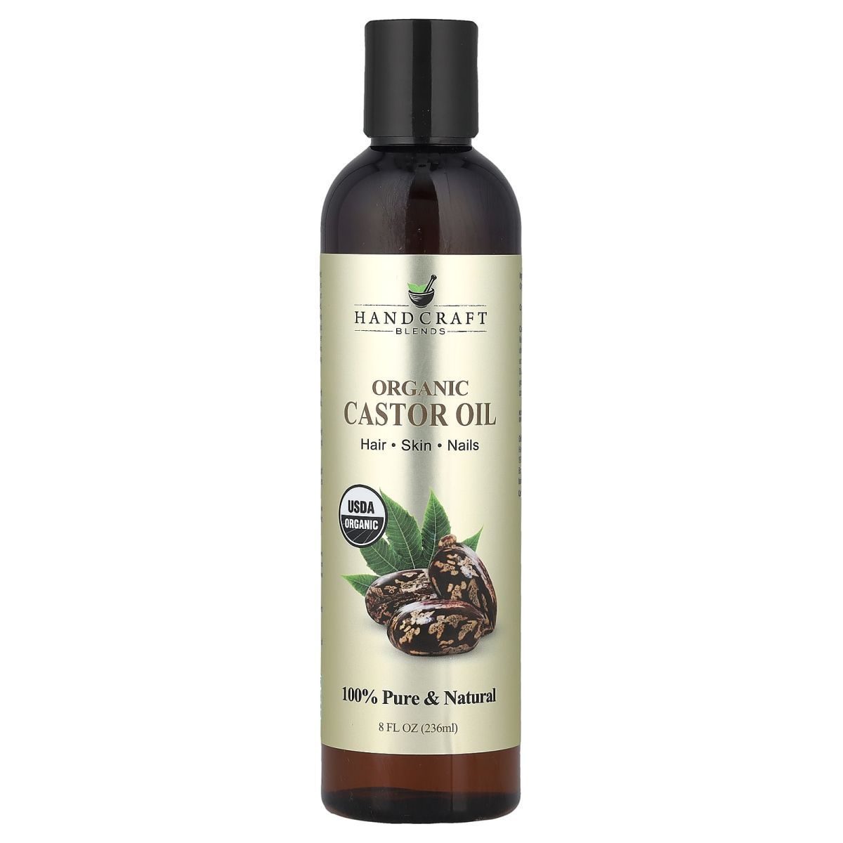 Handcraft Blends, Organic Castor Oil, 8 fl oz (236 ml) купить в Украине ...