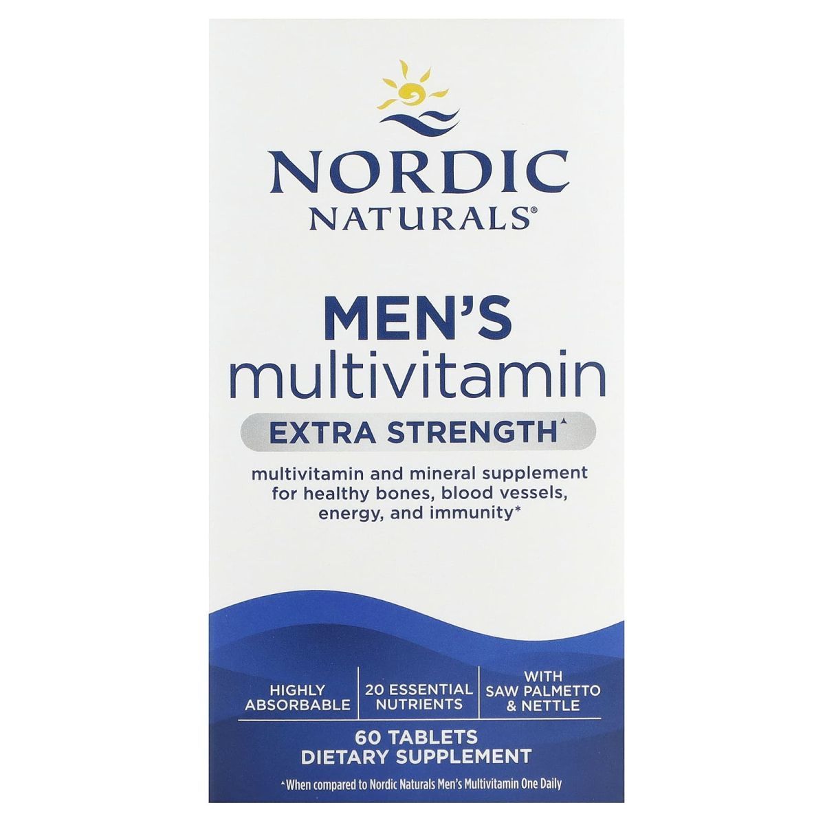 Nordic Naturals, Men's Multivitamin, Extra Strength, 60 Tablets купить ...