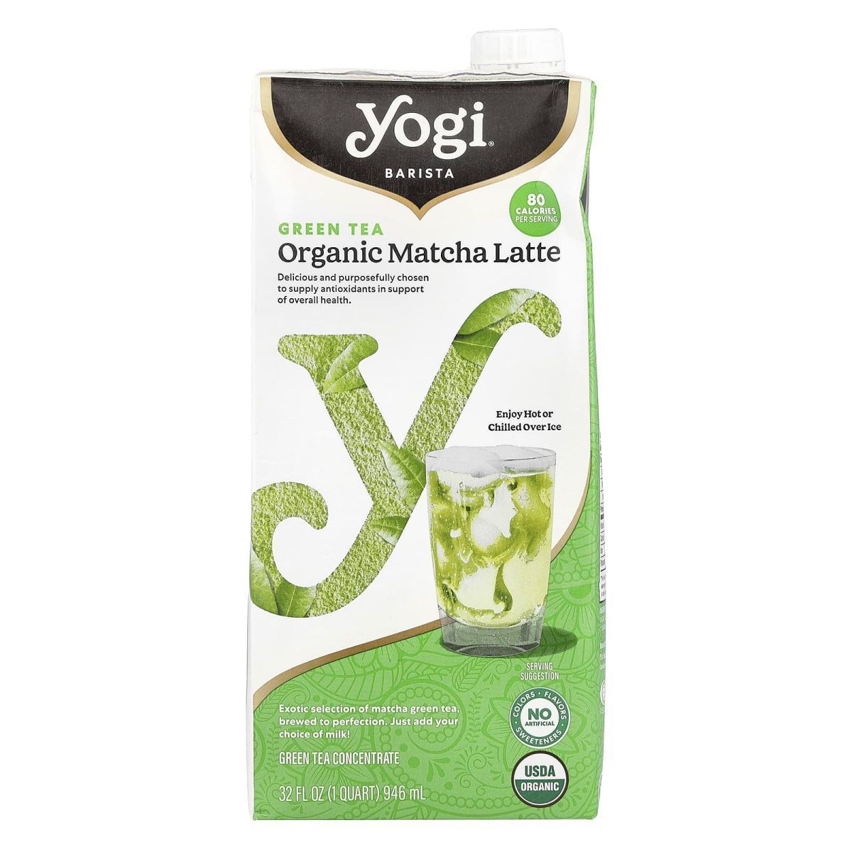 Yogi Tea, Barista, Organic Matcha Latte, Green Tea Concentrate, 32 fl ...