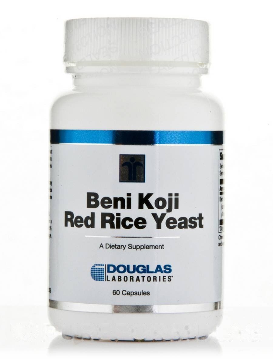 Бени Коджи Красный дрожжевой рис Douglas Laboratories (Beni Koji Red ...