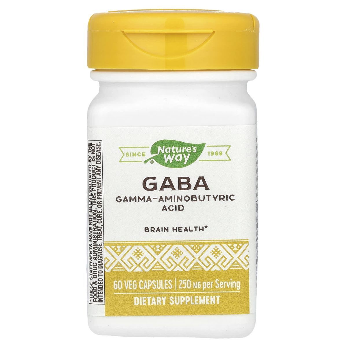 GABA, brain/memory, Enzymatic Therapy, 60 plant capsules